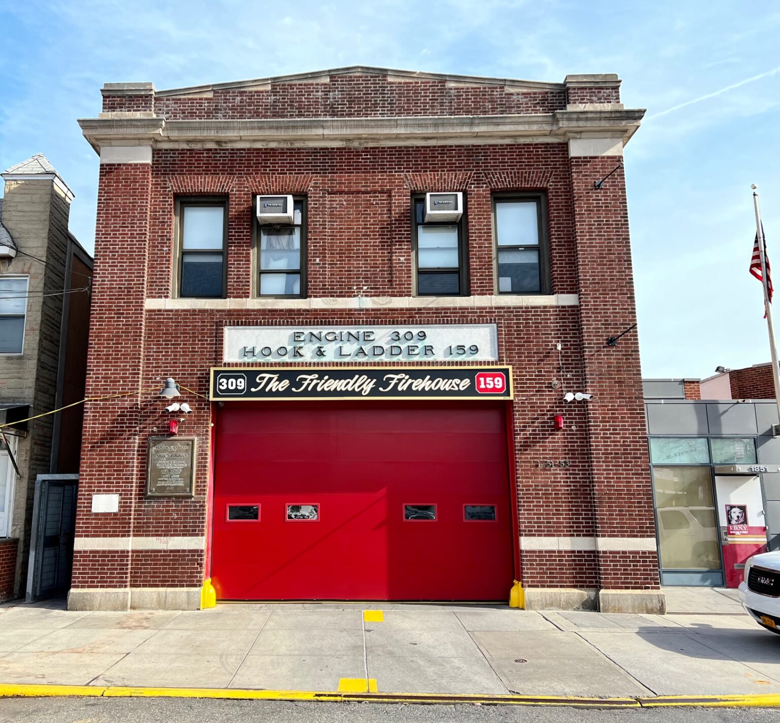 Flatlands Firehouse, One of Six with a New Resilient Solar Panel ...
