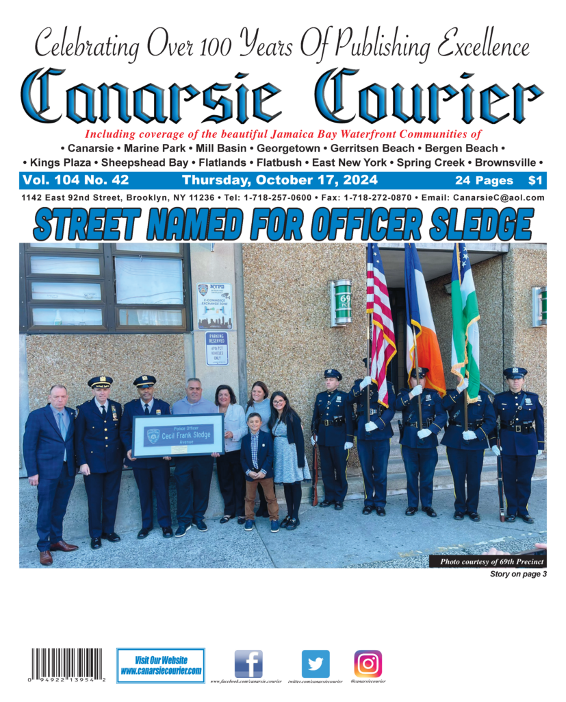 Vol. 104 No. 42 Thursday, October 17, 2024 - Canarsie Courier